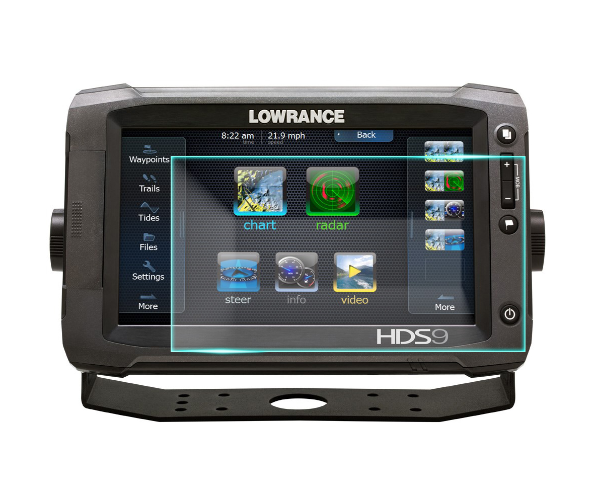 Crystal Clear Screen Protector Lowrance HDS-9 Gen2 Touch Fish Finder ...